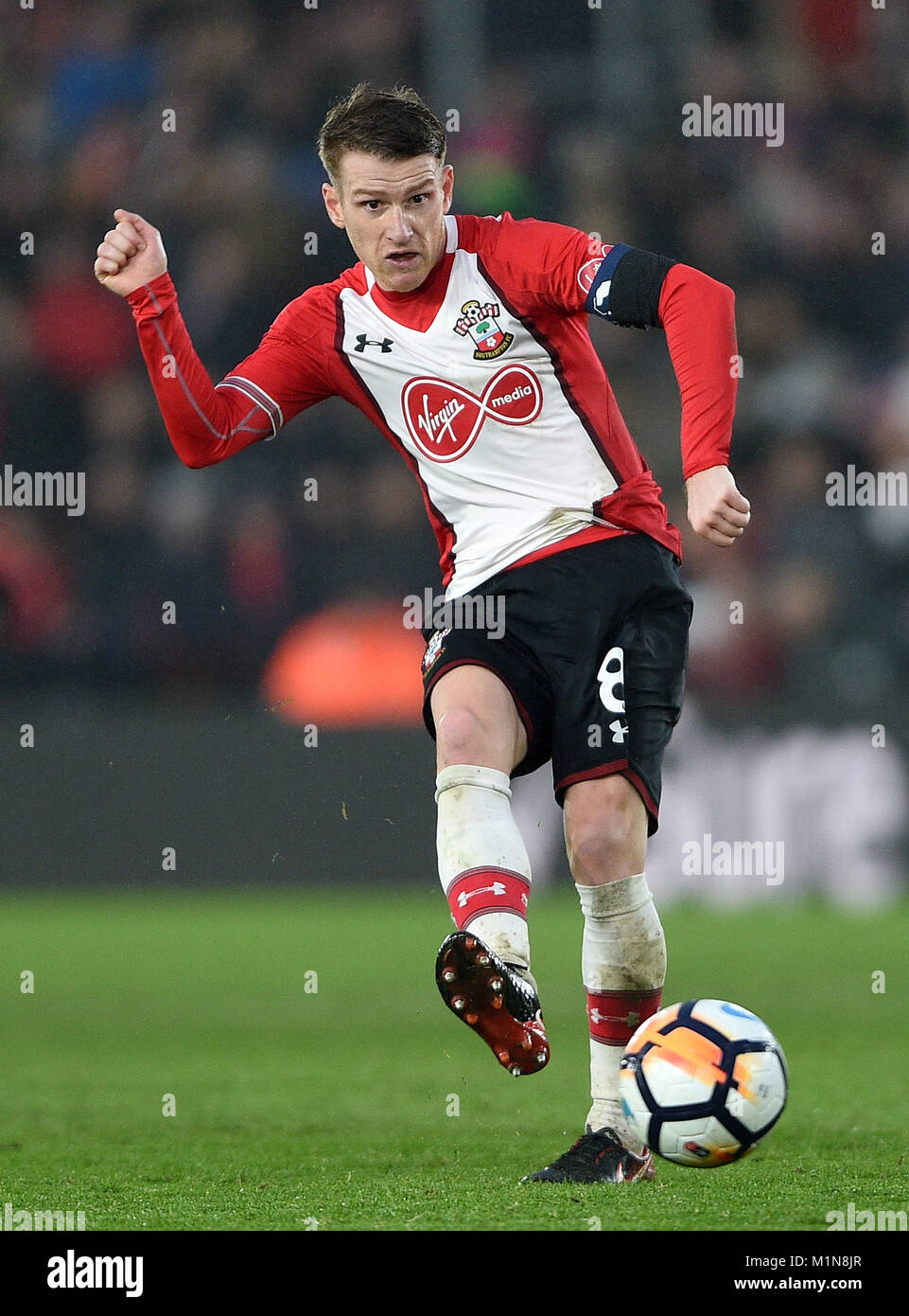 Southampton's Steven Davis Stock Photo - Alamy