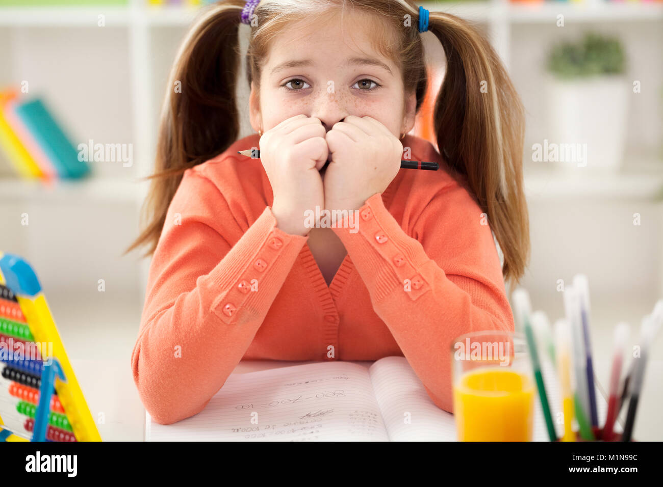 Child angry red face hi-res stock photography and images - Alamy