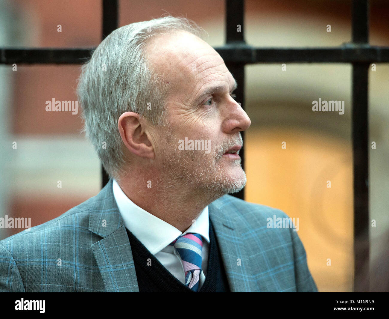 Laurence Cunnington at the Royal Courts of Justice in London, as his ...