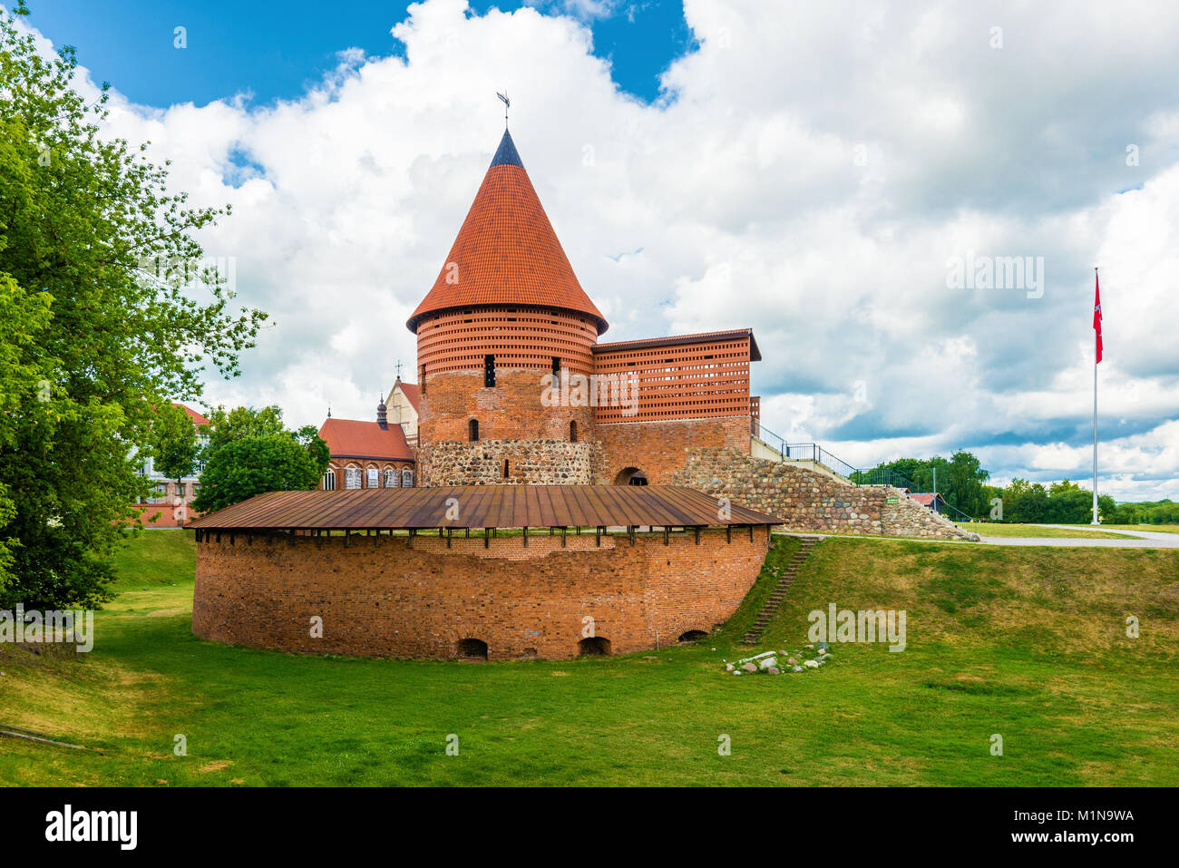 Kaunas Castle Wide Angle View Stock Photo - Alamy