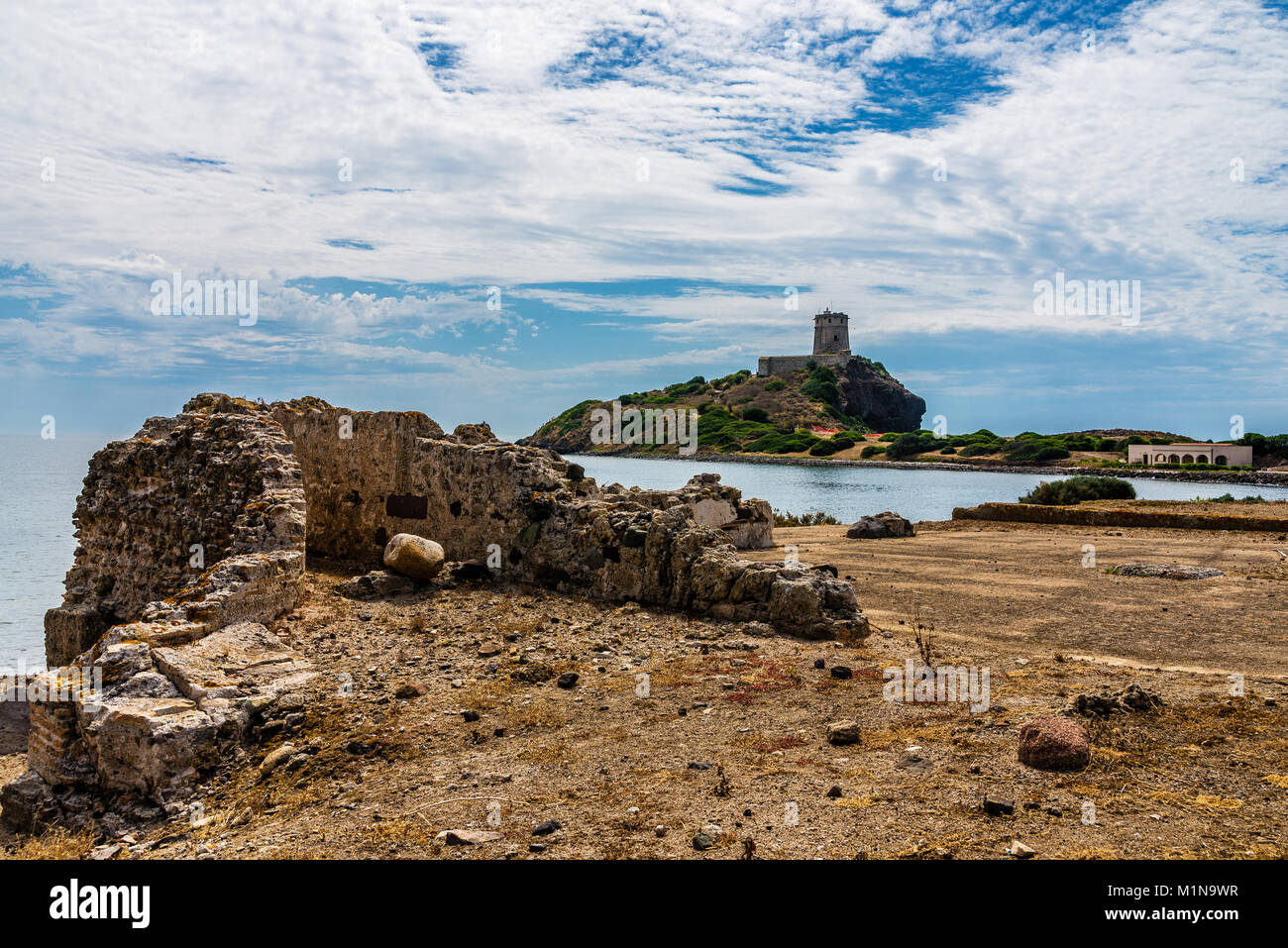 Ancient Ruins of Nora in Sardinia Stock Photo - Alamy