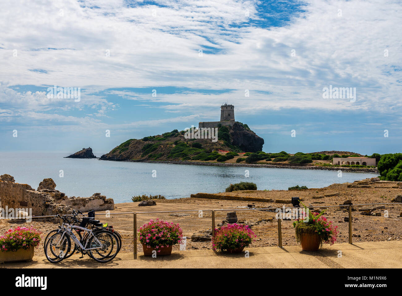 Nora roman ruins pula sardinia hi-res stock photography and images - Alamy