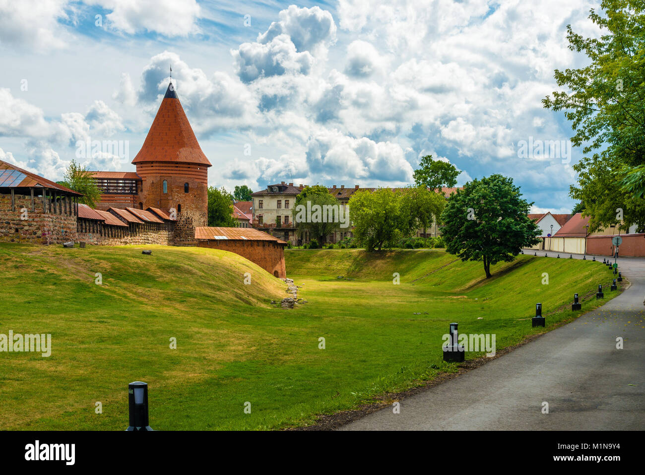 Kaunas Castle Wide Angle View Stock Photo - Alamy