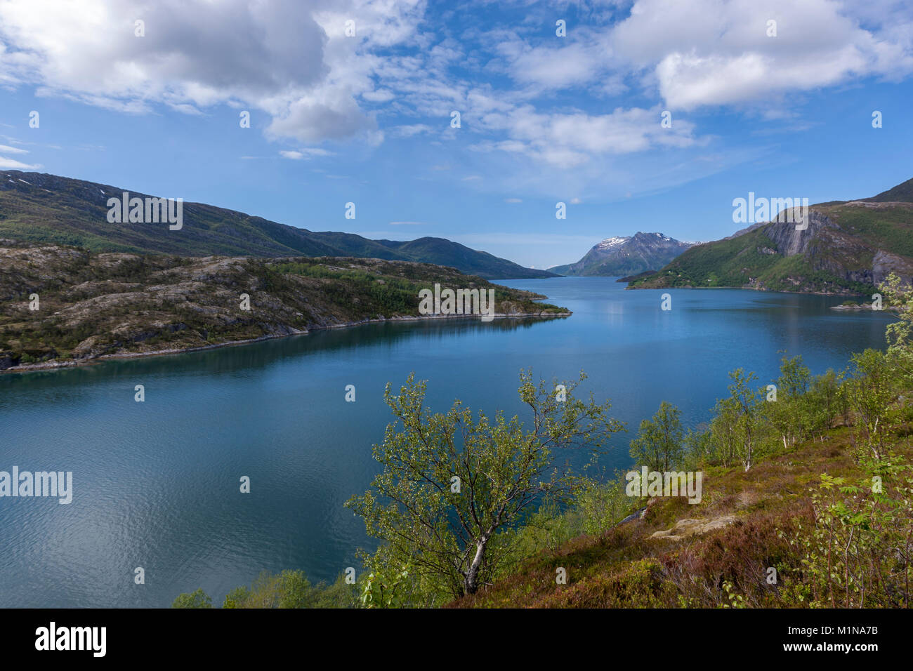 Along Norwegian County Road 17 from Bodo to Halsa. Norway Stock Photo ...
