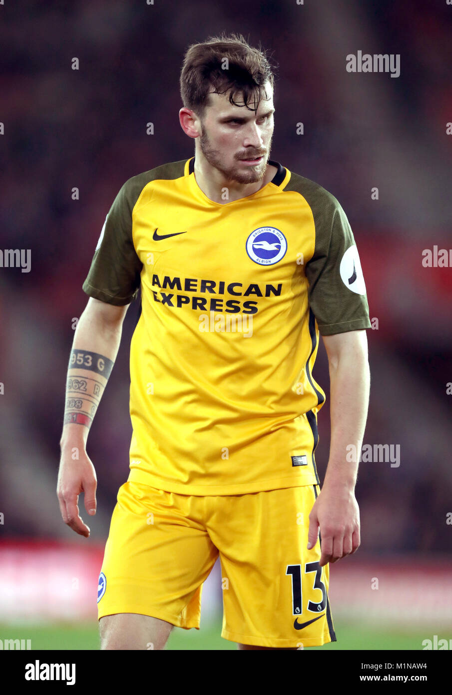 Brighton & Hove Albion's Pascal Gross during the Premier League match ...