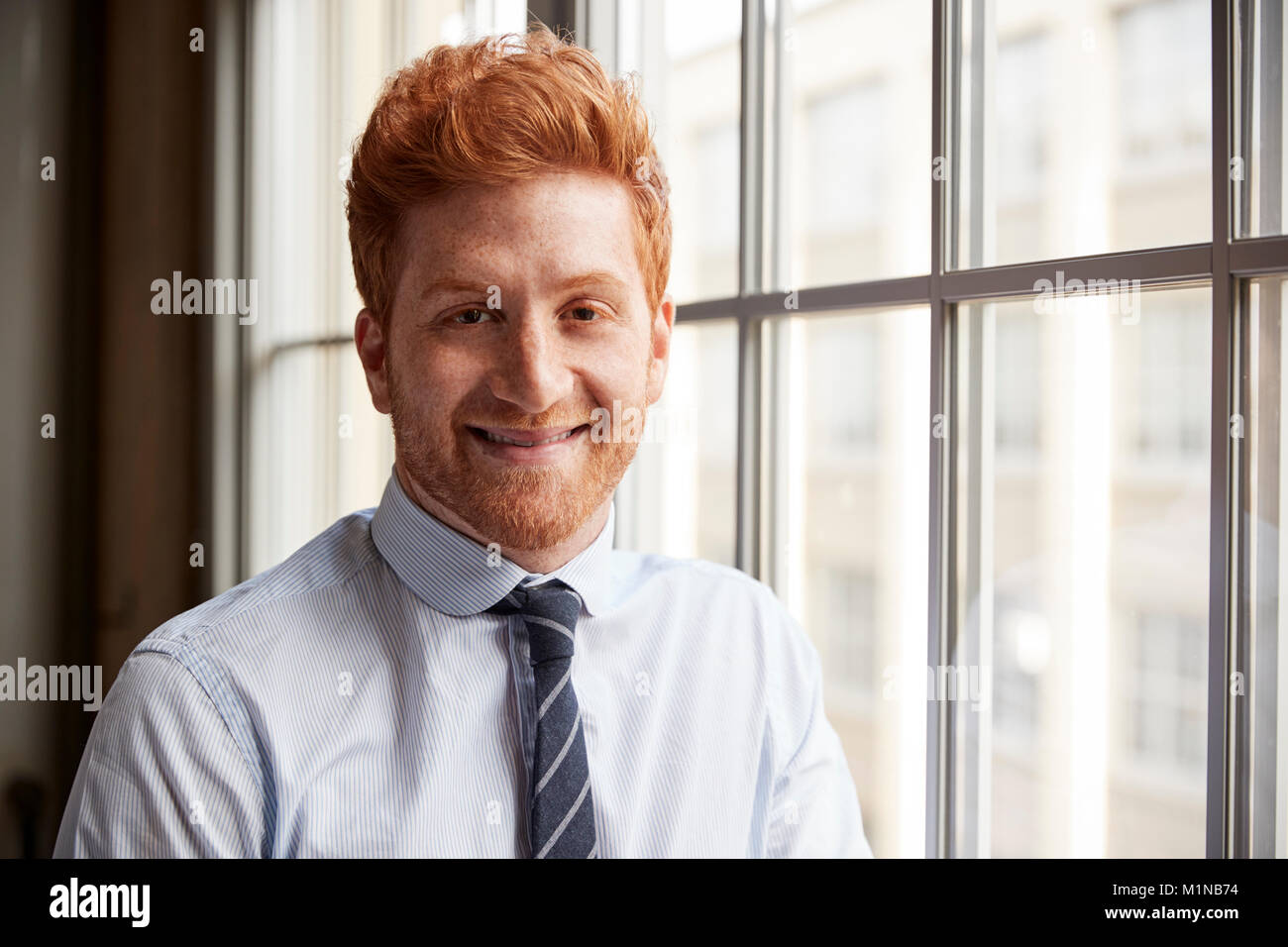 Man with short red hair hi-res stock photography and images - Alamy