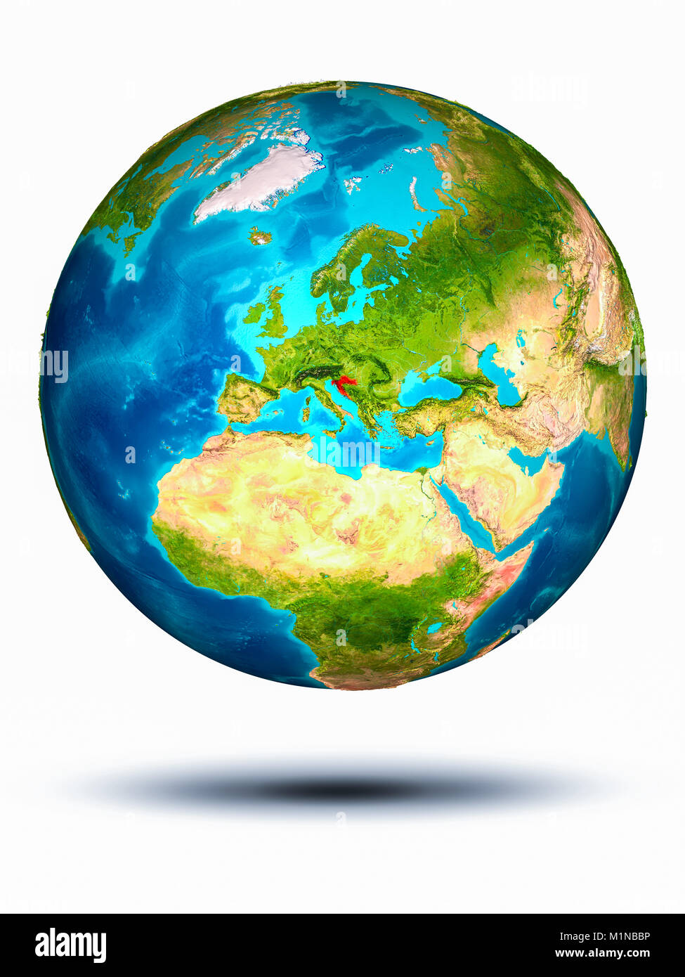 White globe hovering in Cut Out Stock Images & Pictures - Alamy