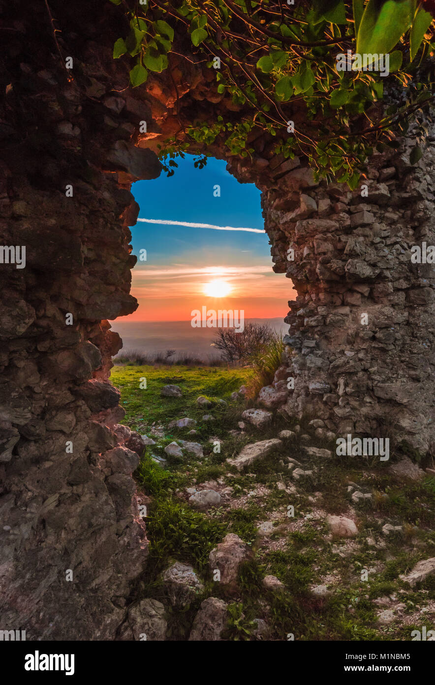 Fara in Sabina (Italy) - The 'Ruderi di San Martino', ruins of an old ...