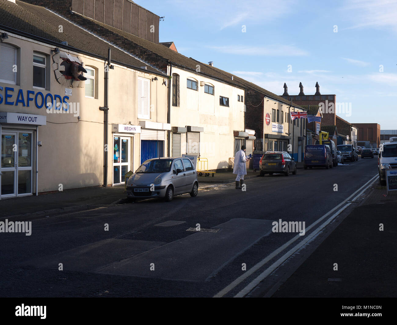 View of Riby street Grimsby Stock Photo - Alamy
