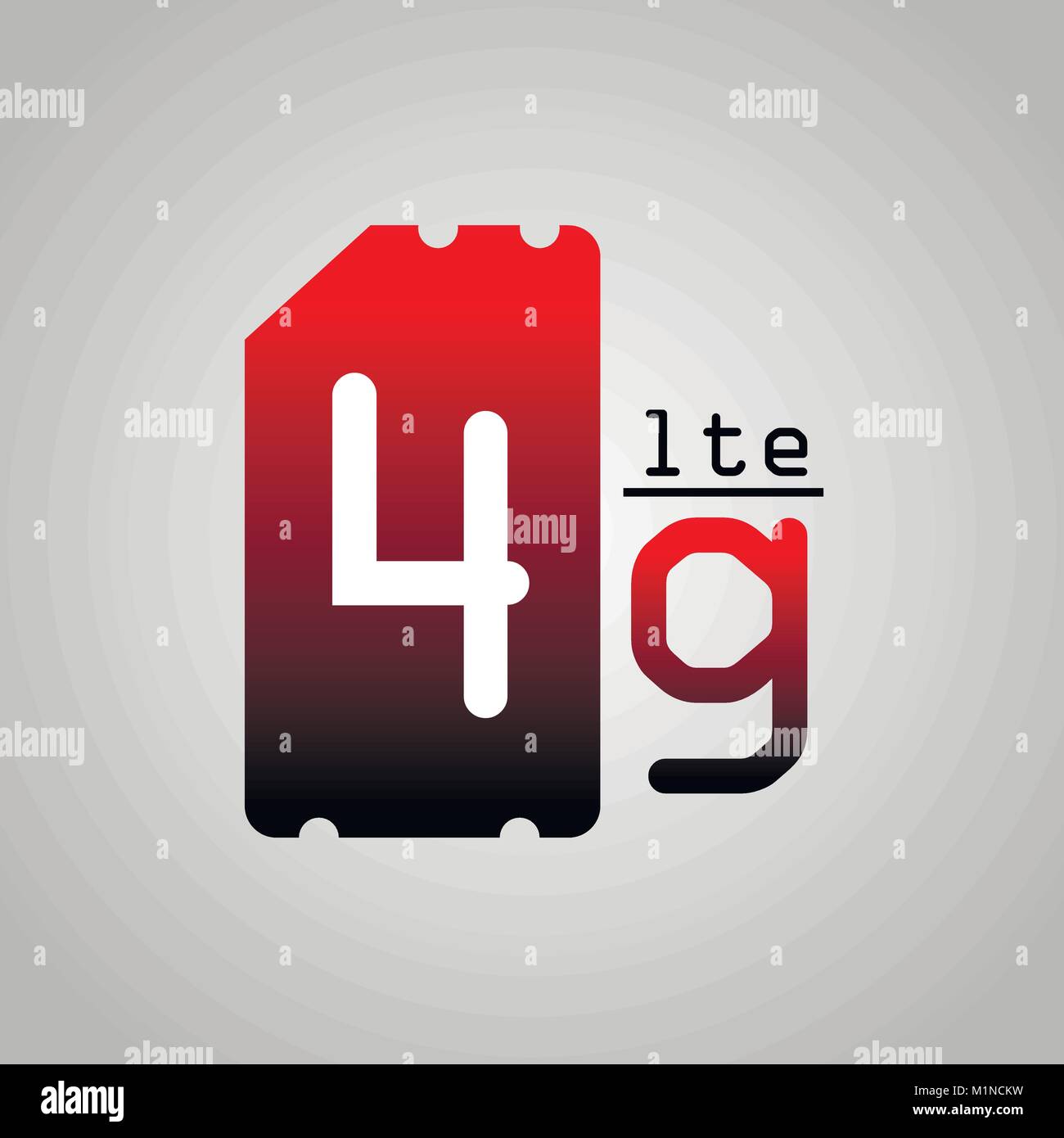 4G Sim Card. Mobile telecommunications technology symbol. Speed data ...