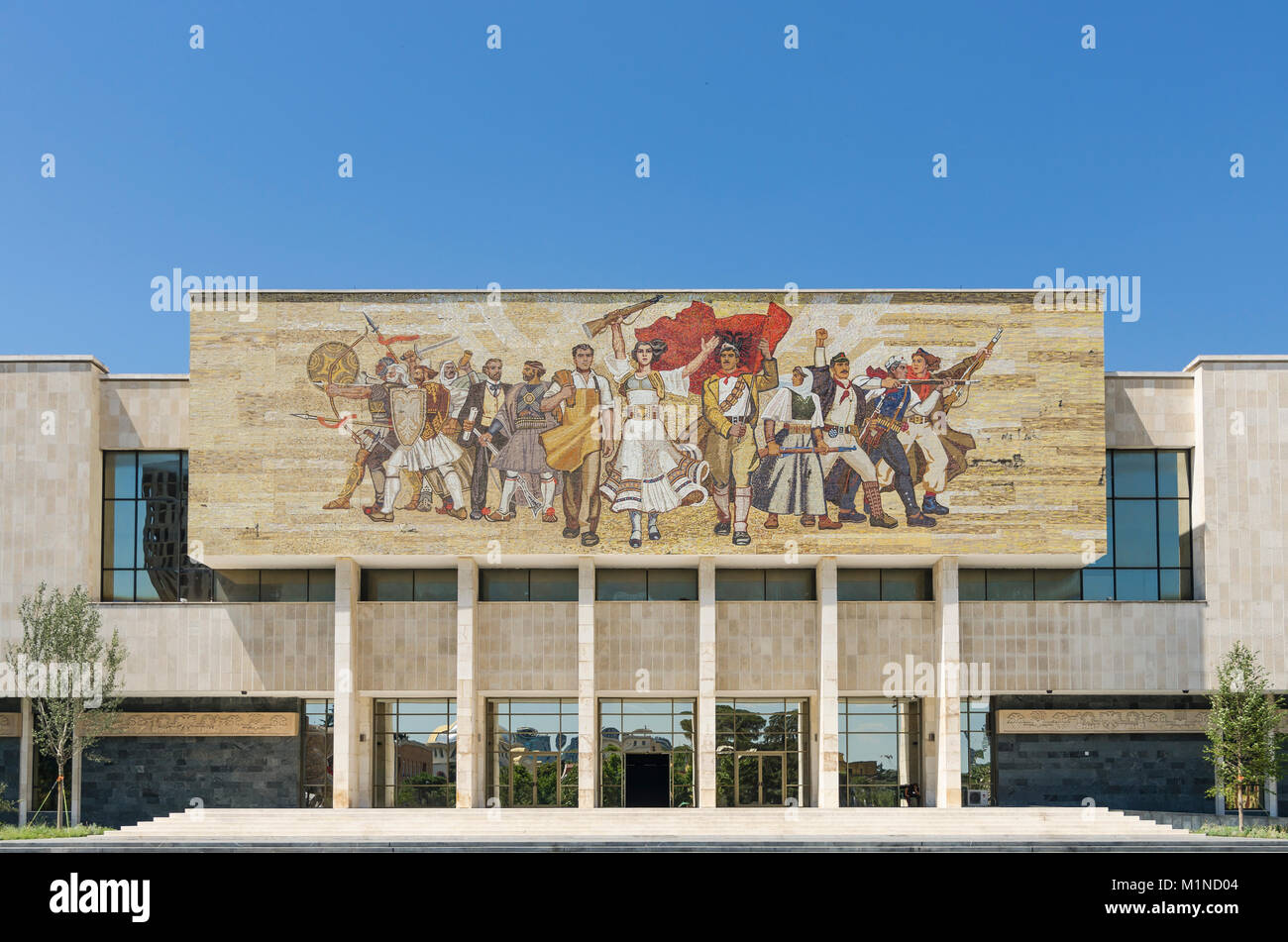 Skanderbeg square, the main square in Tirana, Albania Stock Photo - Alamy