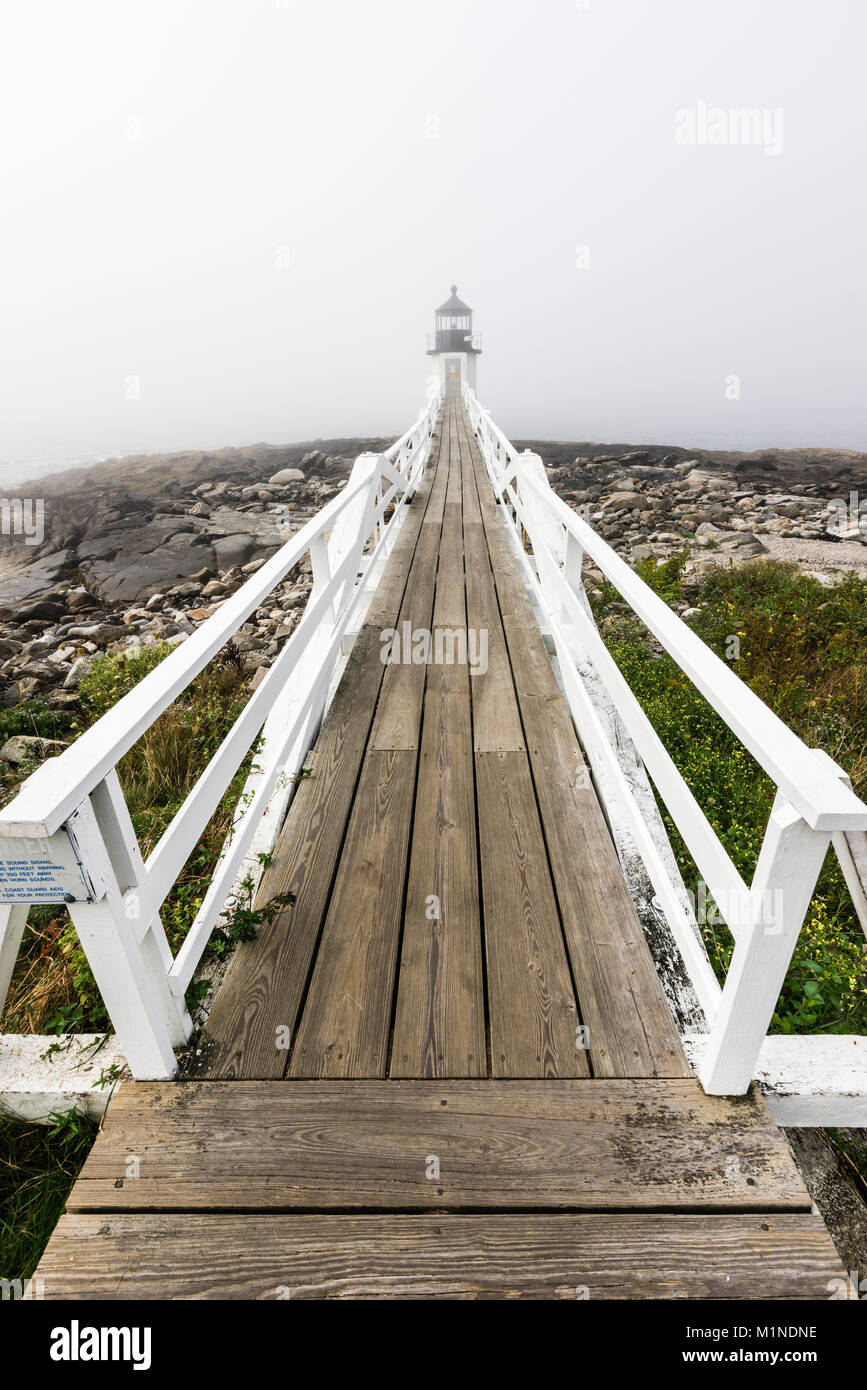 Marshall Point Light Port Clyde, Maine, USA Stock Photo - Alamy