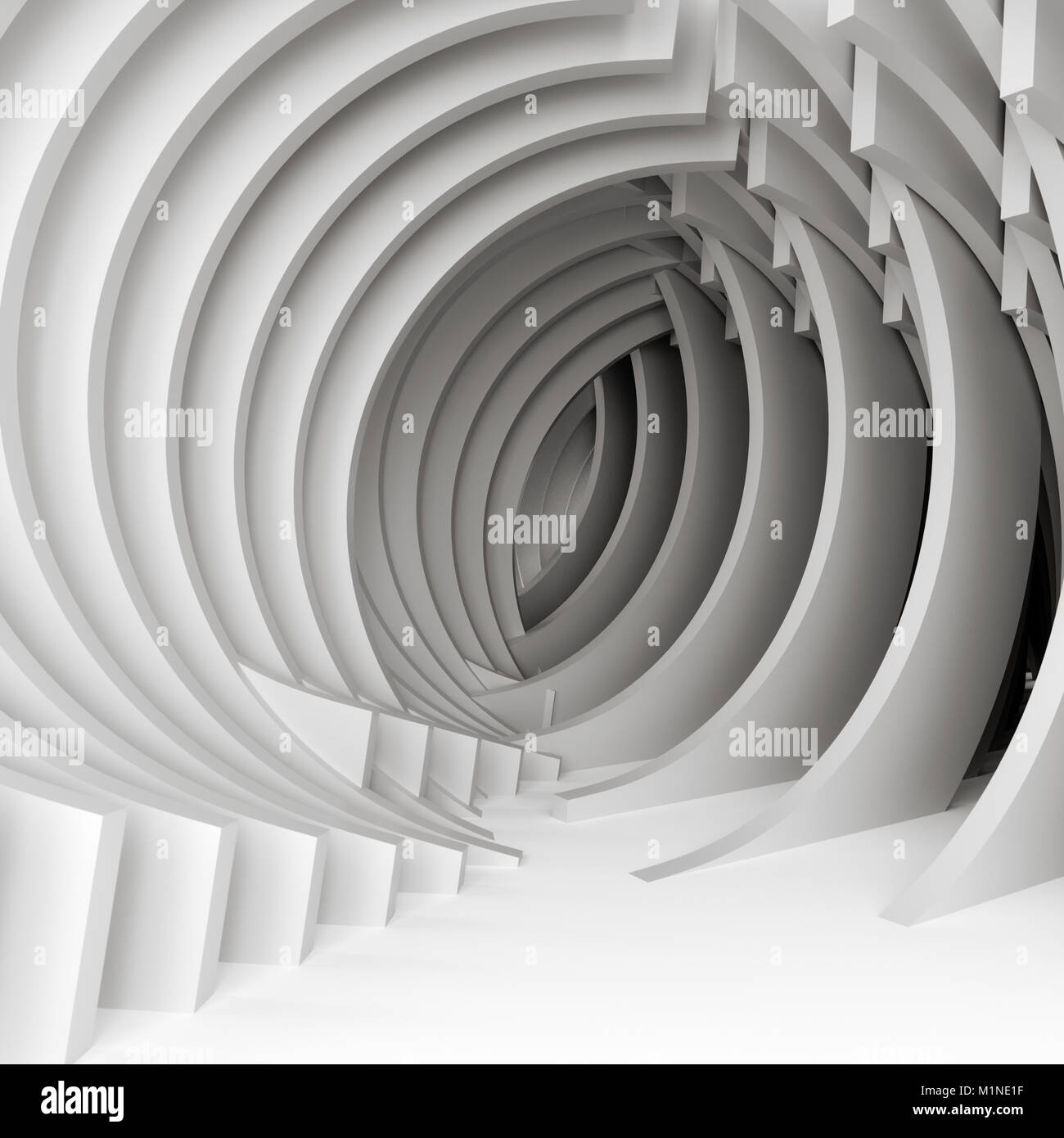 3d rendering of abstract arch background Stock Photo - Alamy