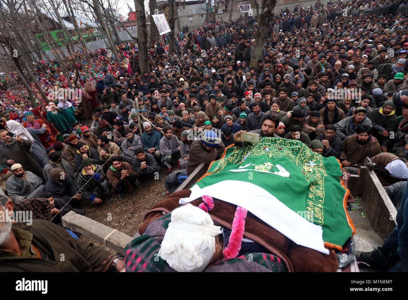 India. 31st Jan, 2018. (EDITORS NOTE: Image depicts death) Thousands ...