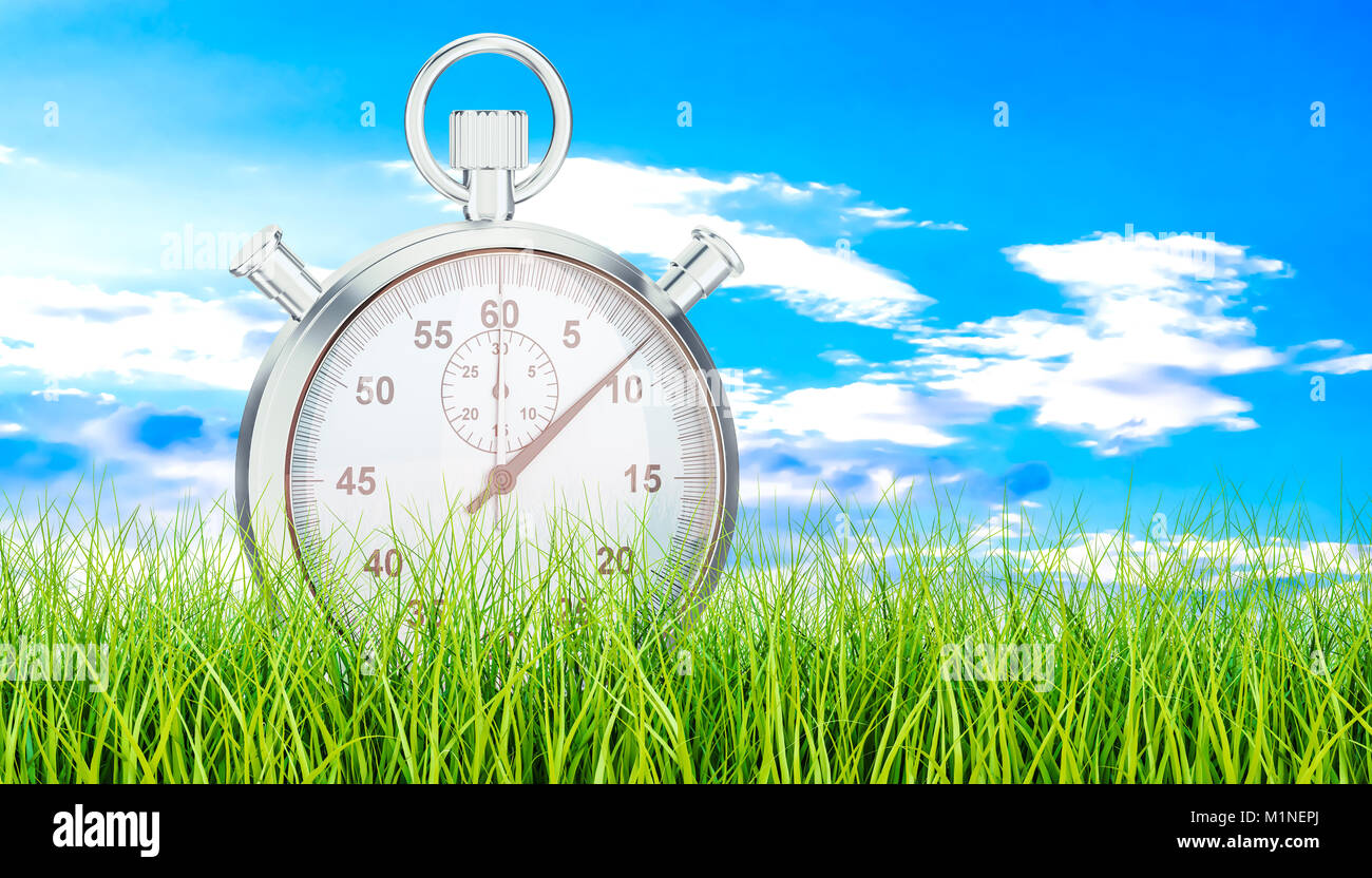 Silver stopwatch hi-res stock photography and images - Alamy