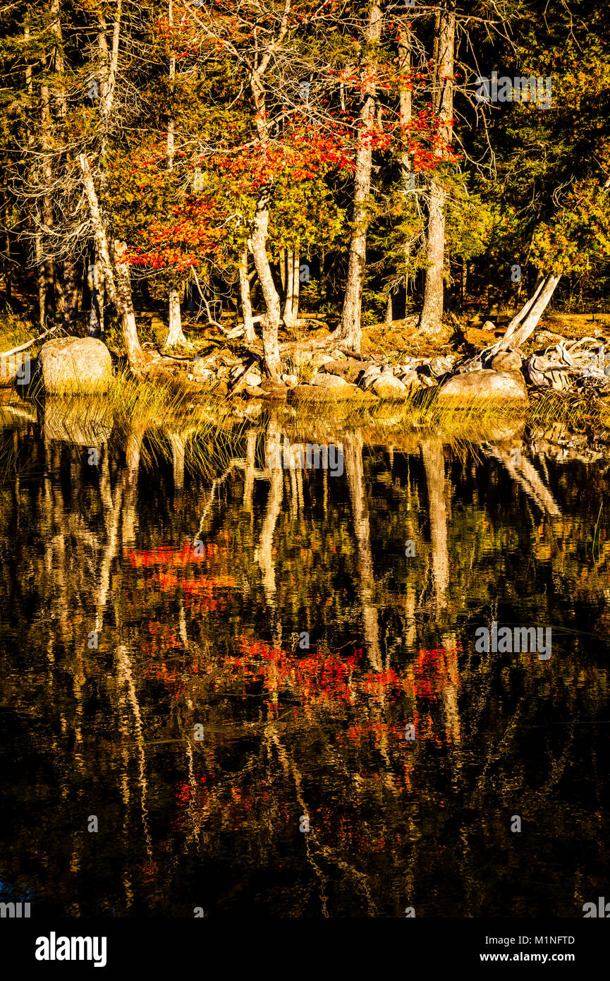 Upper Hadlock Pond Acadia National Park, Mount Desert Island, Maine ...