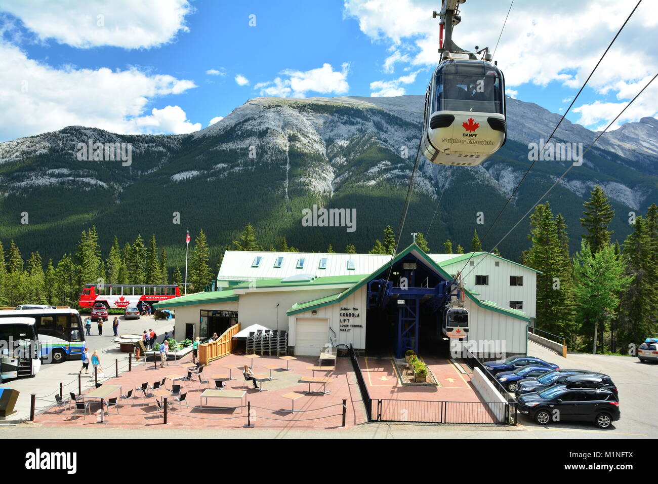 Main street Banff heading toward Mount Norquay, come to Banff and have ...