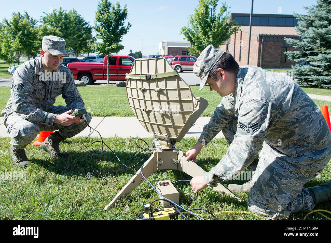 Senior Airman Craig Hulsey, 434th Air Refueling Wing command post ...