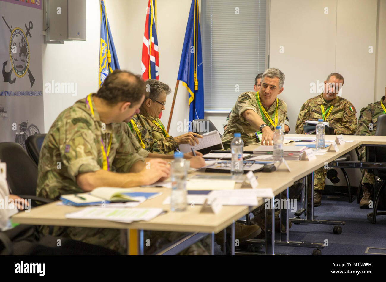United Kingdom Royal Marines Maj.Gen. Timothy Bevis, NATO Operations ...