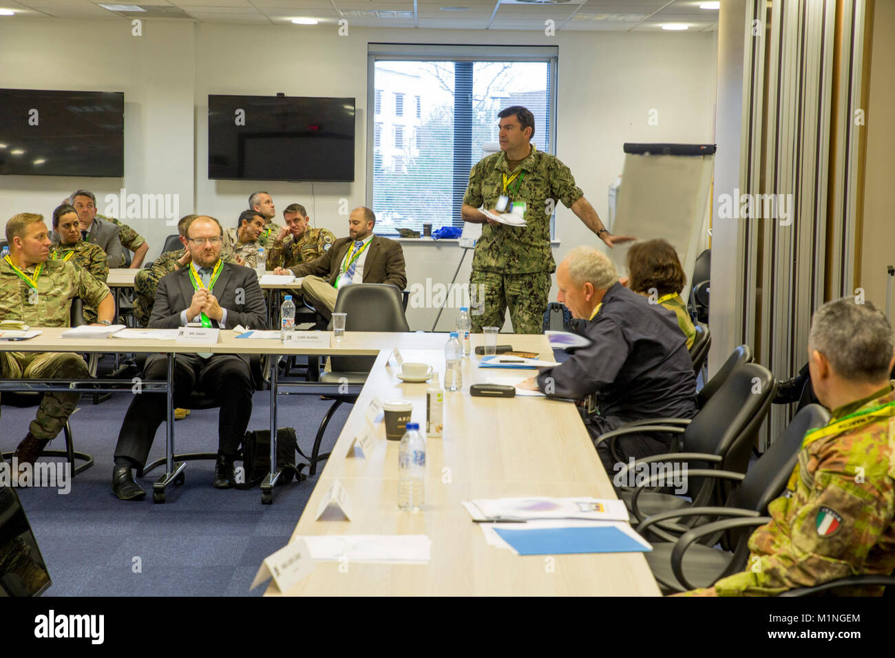 U.S. Navy Rear Adm. Brad Skillman, the deputy commandant of Joint ...