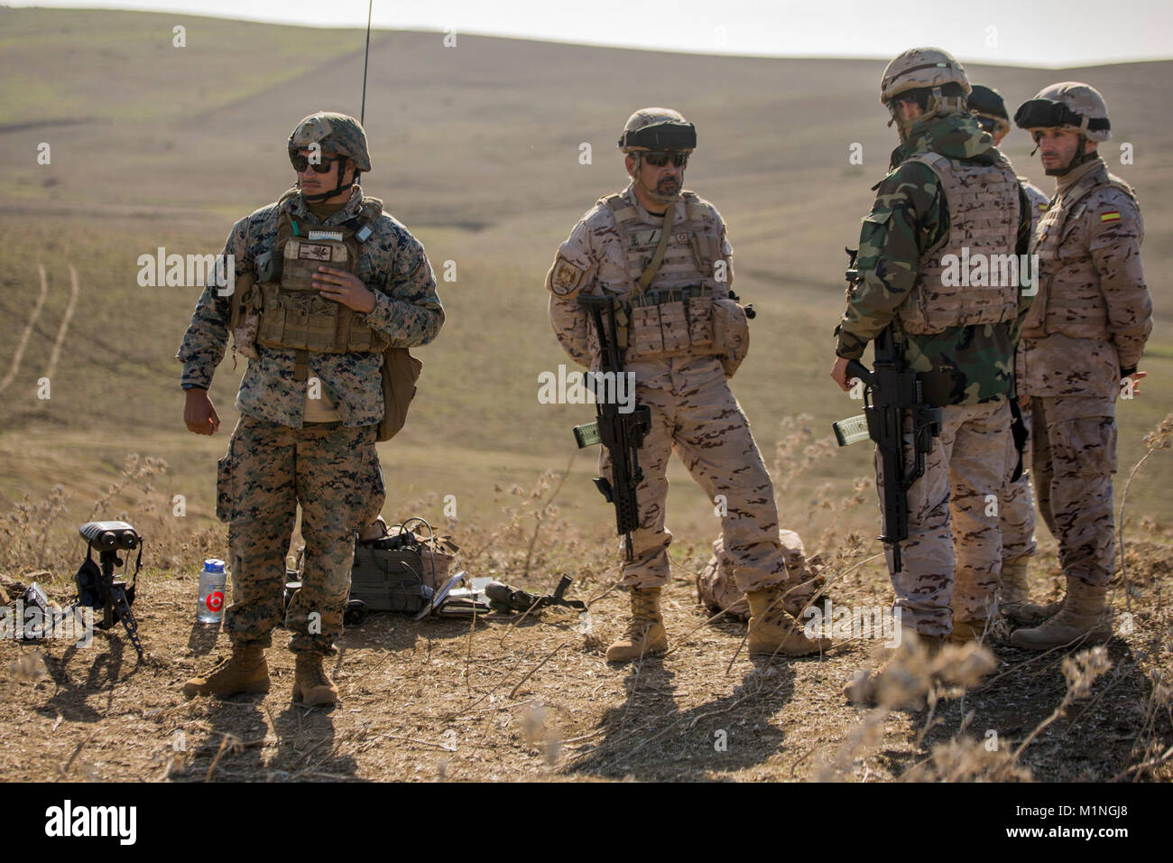 U.S. Marines with Special Purpose Marine Air-Ground Task Force-Crisis ...