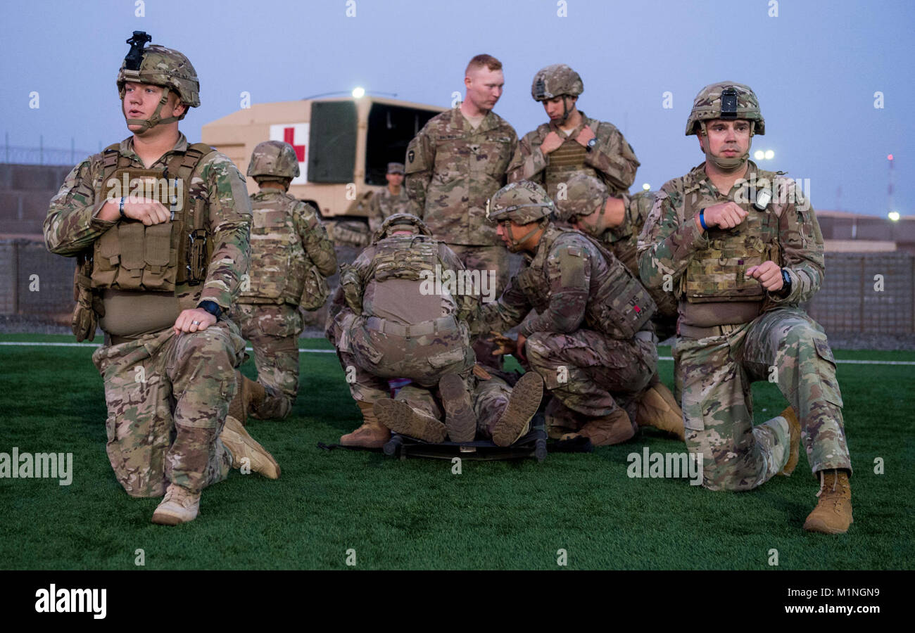 U.S. Army Soldiers assigned to Task Force Bayonet, Combined Joint Task ...