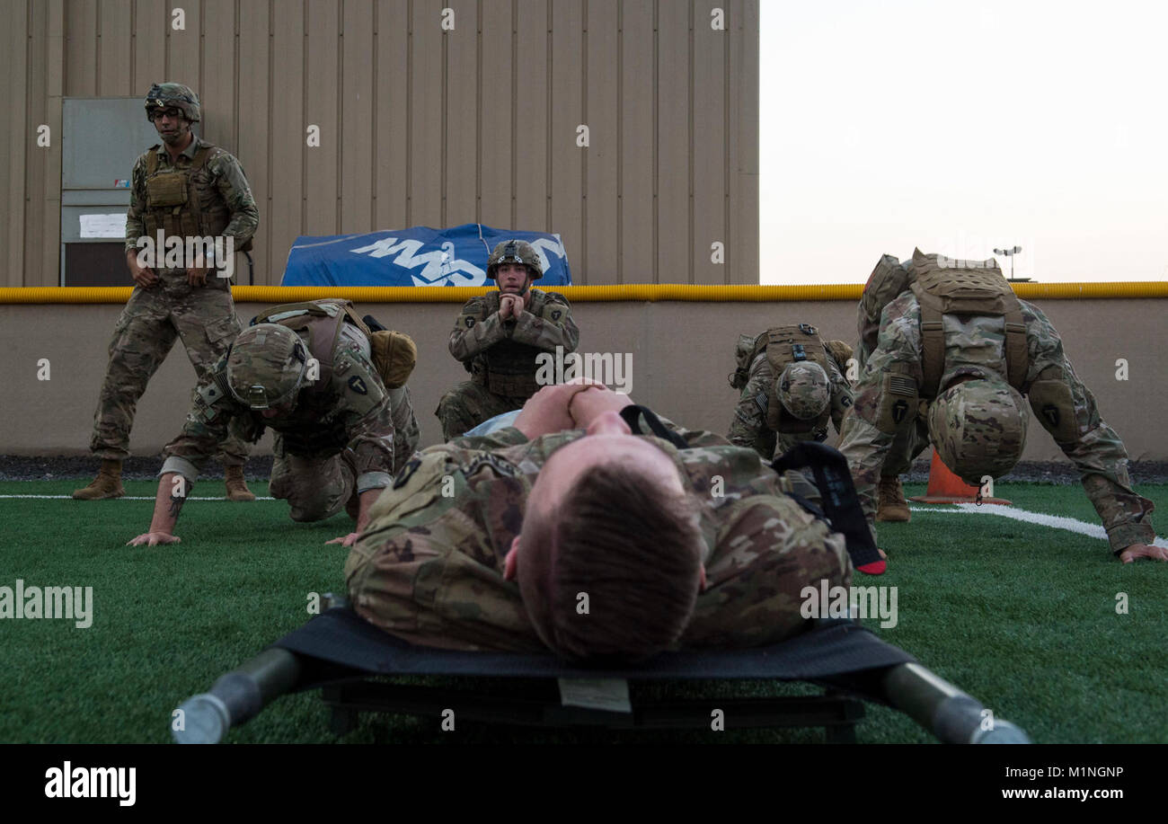 U.S. Army Soldiers assigned to Task Force Bayonet, Combined Joint Task ...