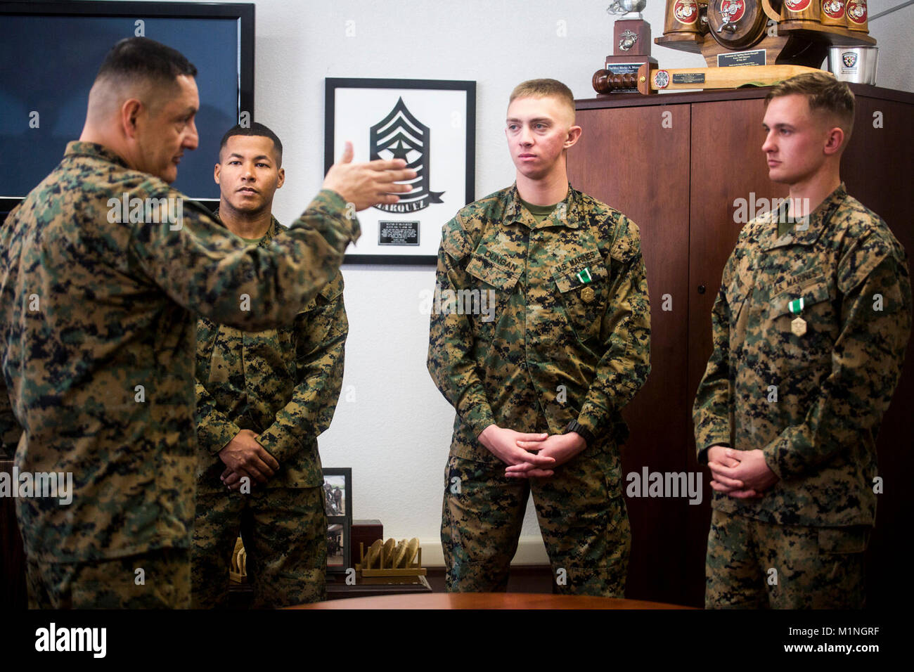 Iii marine expeditionary force sergeant major hi-res stock photography ...