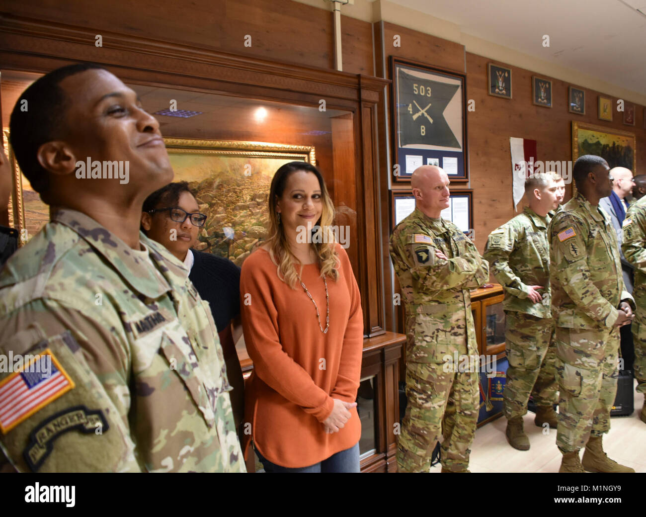 A special moment between Chief Warrant Officer 2 Joshua Mathis and his ...