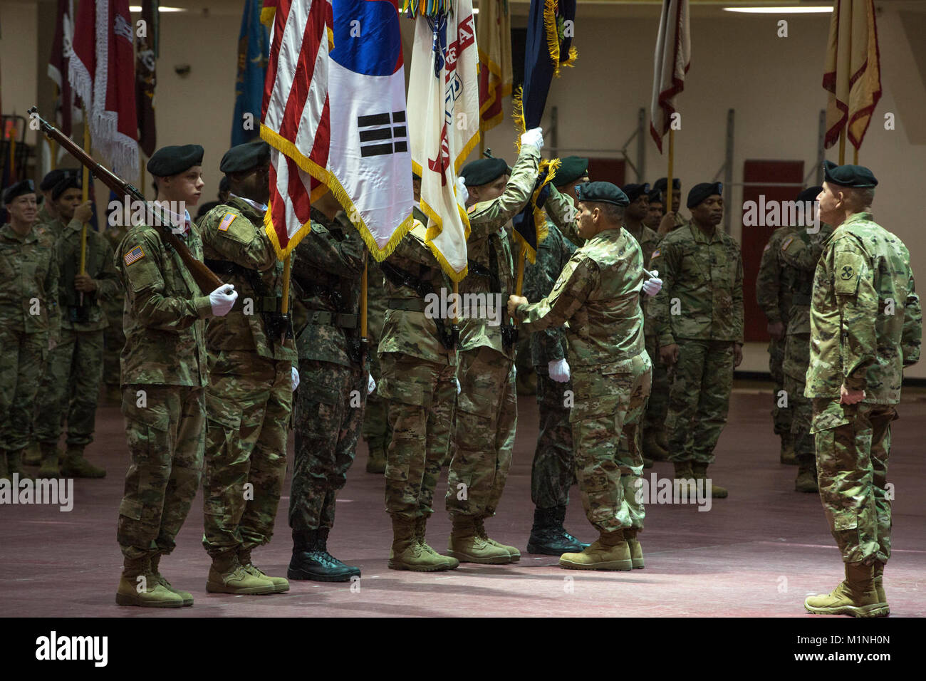 U.S. Army Command Sgt. Maj. Richard Merritt, Eighth Army senior ...