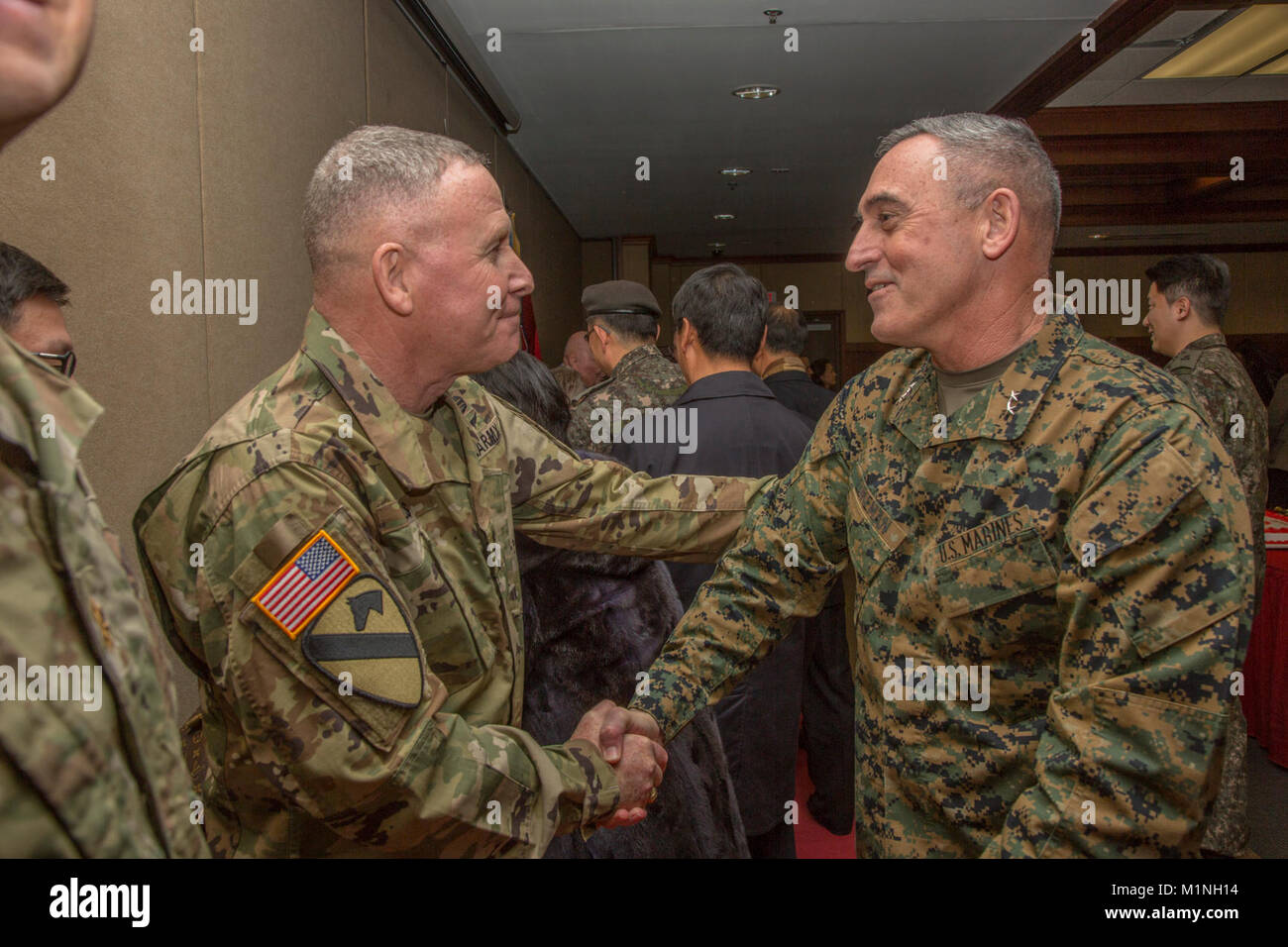 U.S. Army Lt. Gen. Michael A. Bills, commanding general of Eighth Army ...