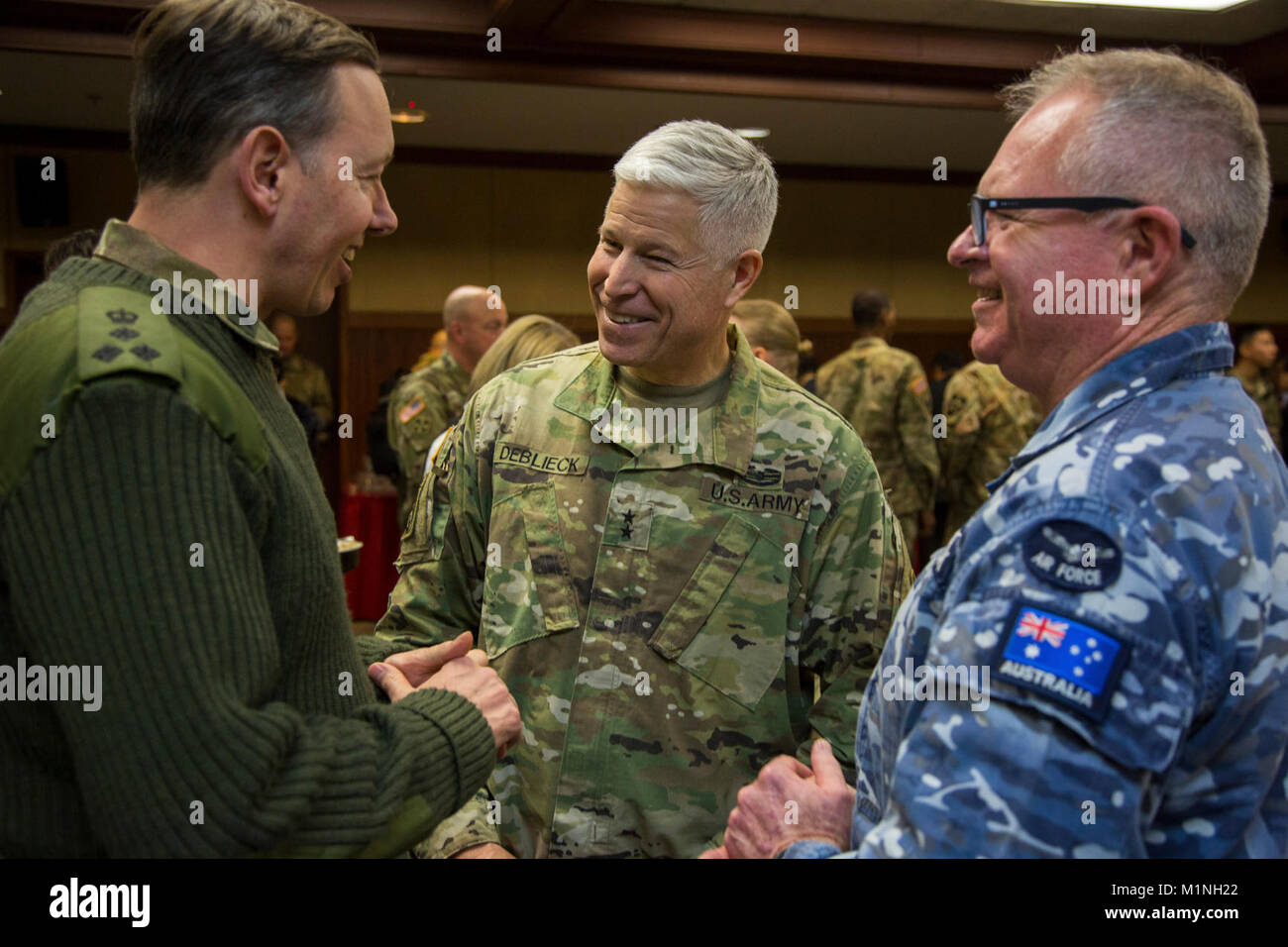 U.S. Army Maj. Gen. Arlan DeBlieck, Eighth Army deputy commanding ...