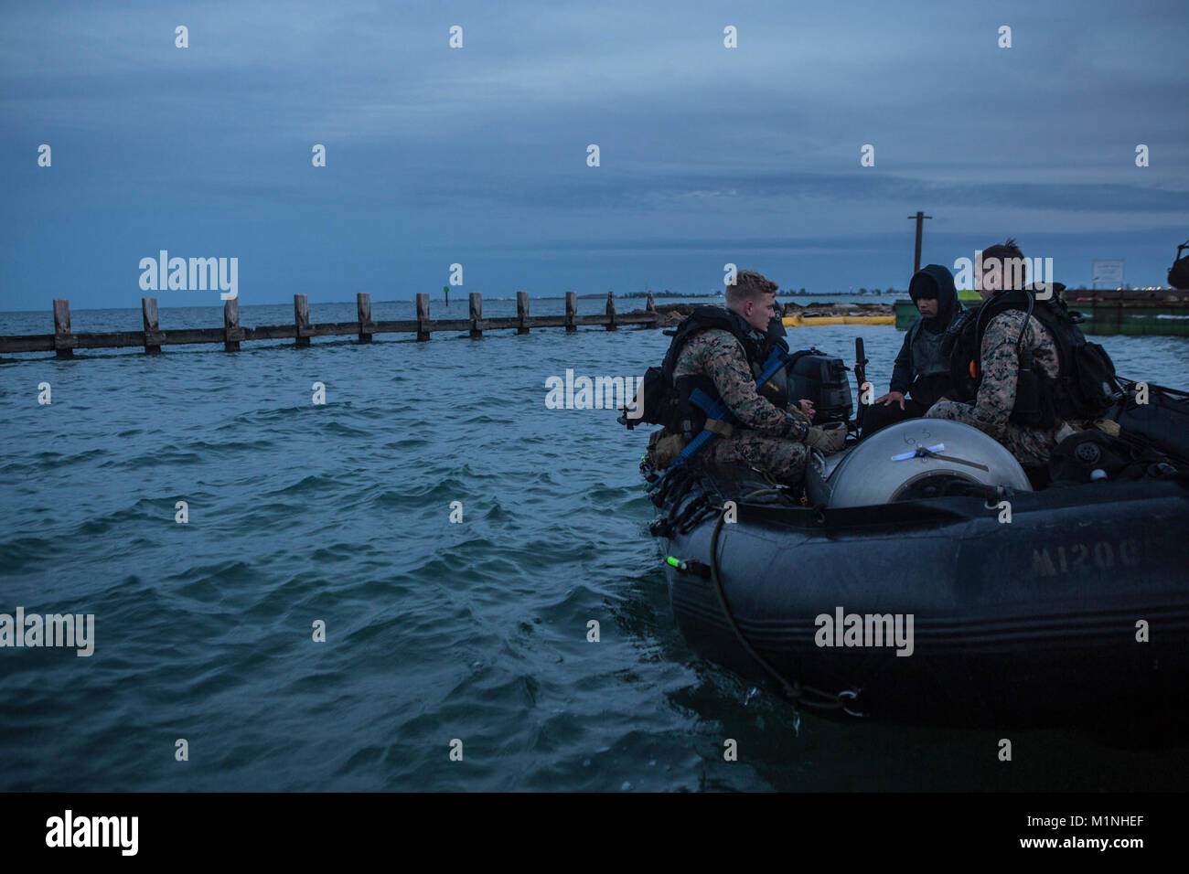Zodiac combat reconnaissance rubber craft hi-res stock photography and ...