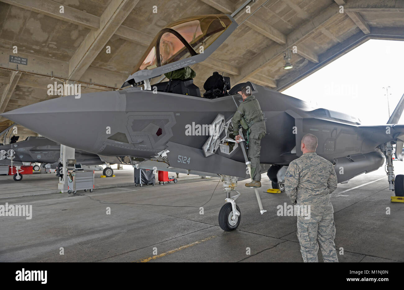U.S. Air Force Capt. Derek Kirkwood, 34th Fighter Squadron flight ...