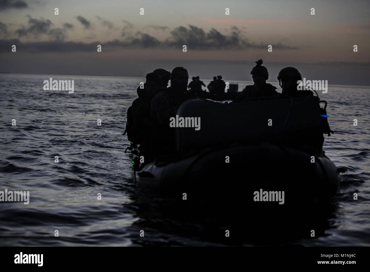 U.S. Marines with Charlie Company, 2d Reconnaissance Battalion, 2d ...