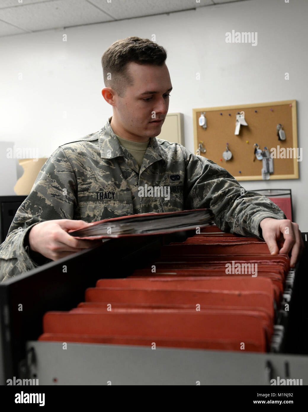 Airman Matthew Tracy, apprentice with the 673d Logistics Readiness ...