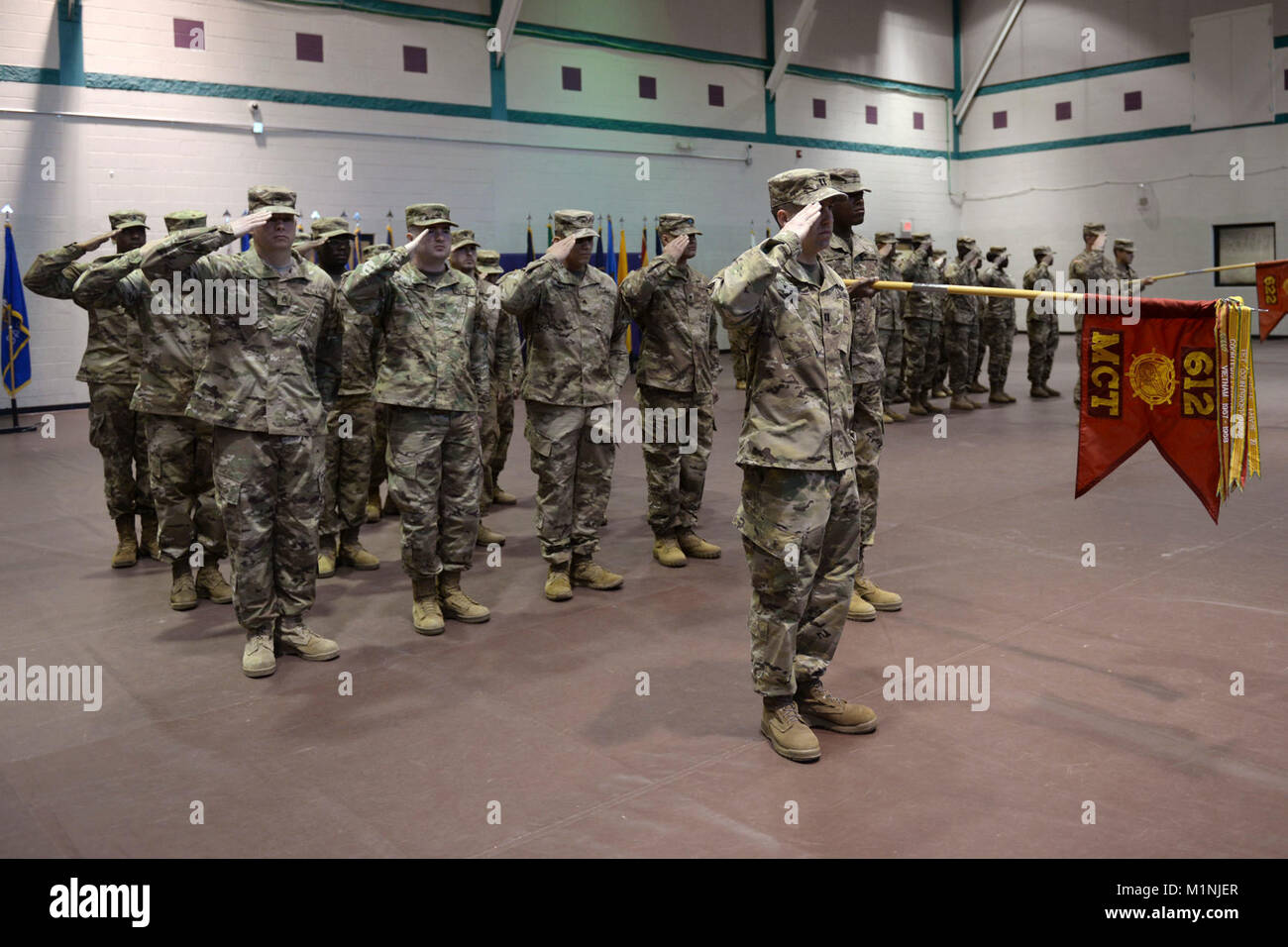Members of the 612th Movement Control Team, 53rd Movement Control ...