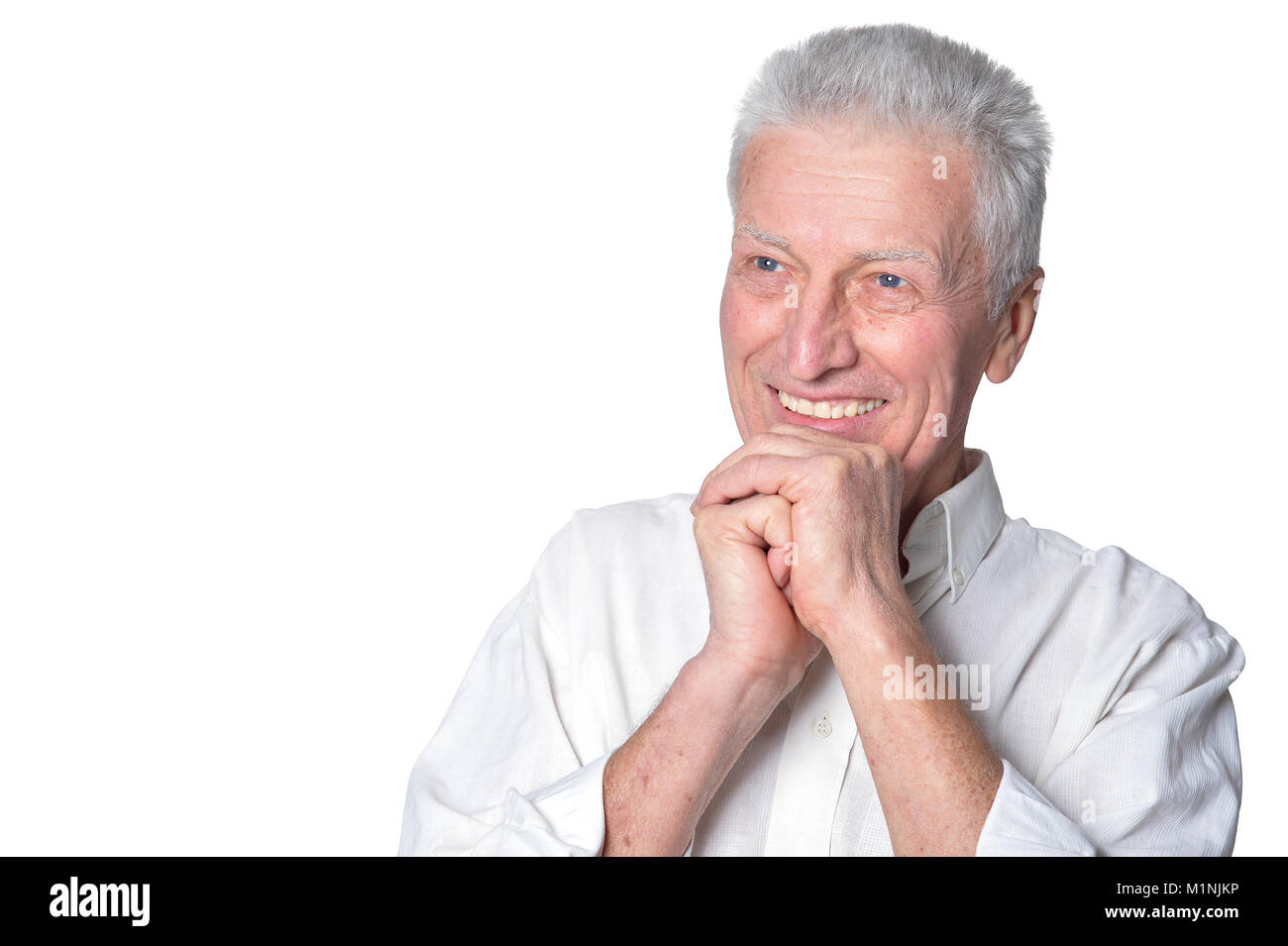 Happy senior man Stock Photo - Alamy