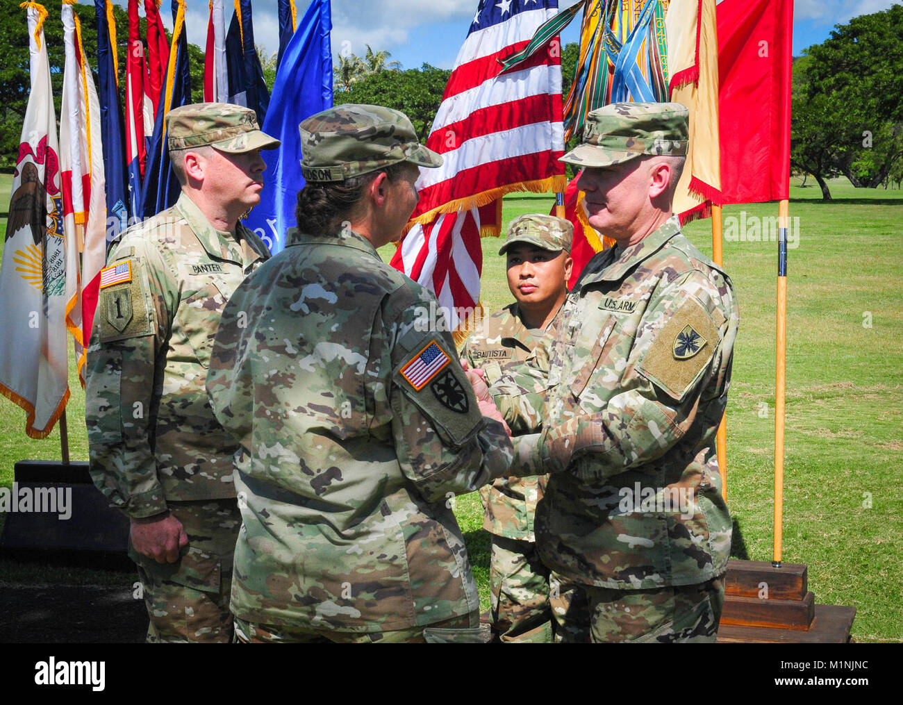 Chief Warrant Officer 5 Mark Parr, the 8th Theater Sustainment Command ...