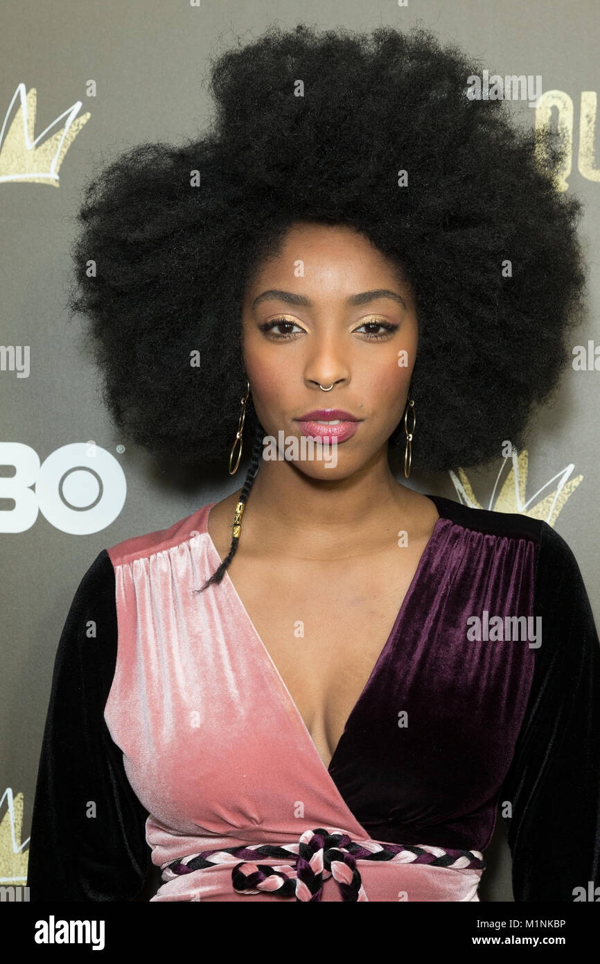 New York, United States. 31st Jan, 2018. Jessica Williams attends HBO ...