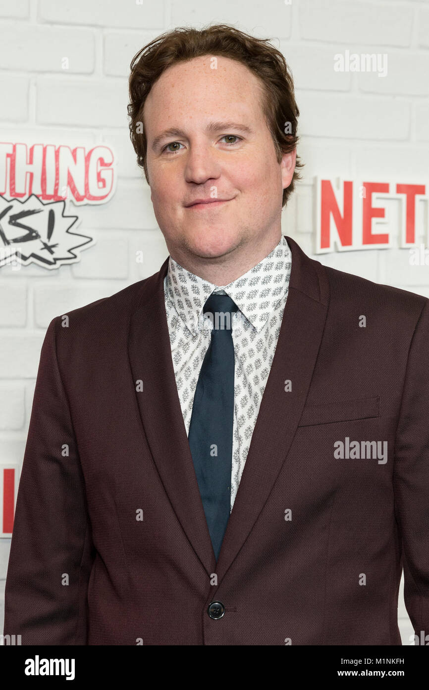 New York, United States. 31st Jan, 2018. Patch Darragh attends Netflix ...