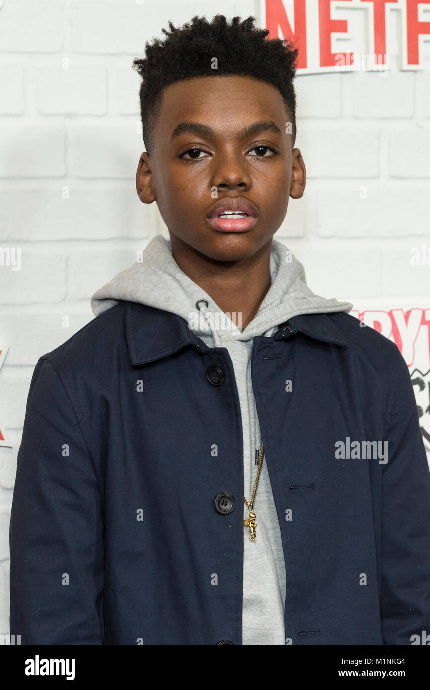 New York, United States. 31st Jan, 2018. Jahi DiAllo Winston attends ...