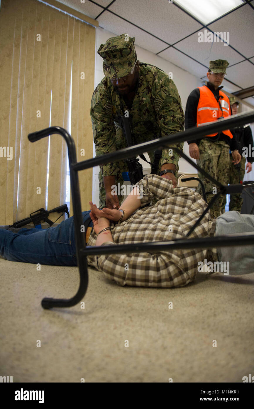 JACKSONVILLE, Fla. (Jan. 30, 2018) Master-at-Arms 3rd Class Kevin ...