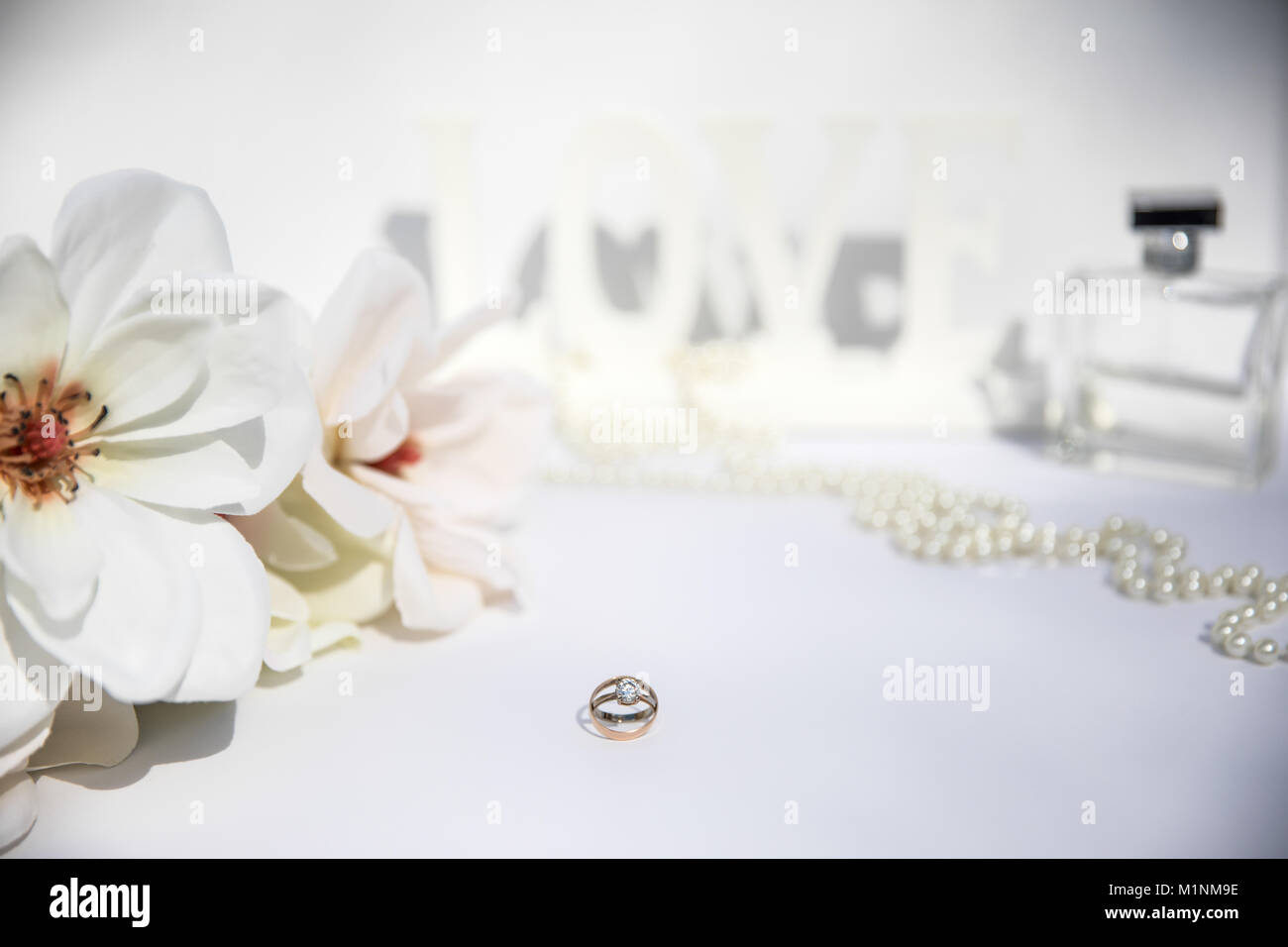 Love, white background. Romance Stock Photo - Alamy