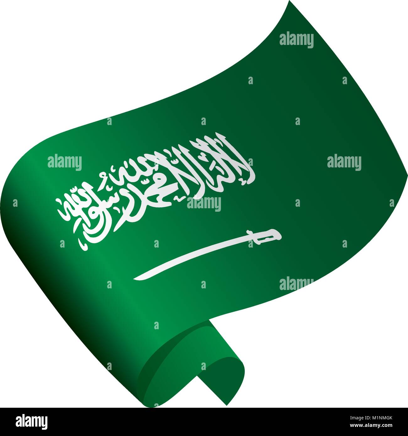 Saudi Arabia flag, vector illustration Stock Vector Image & Art - Alamy