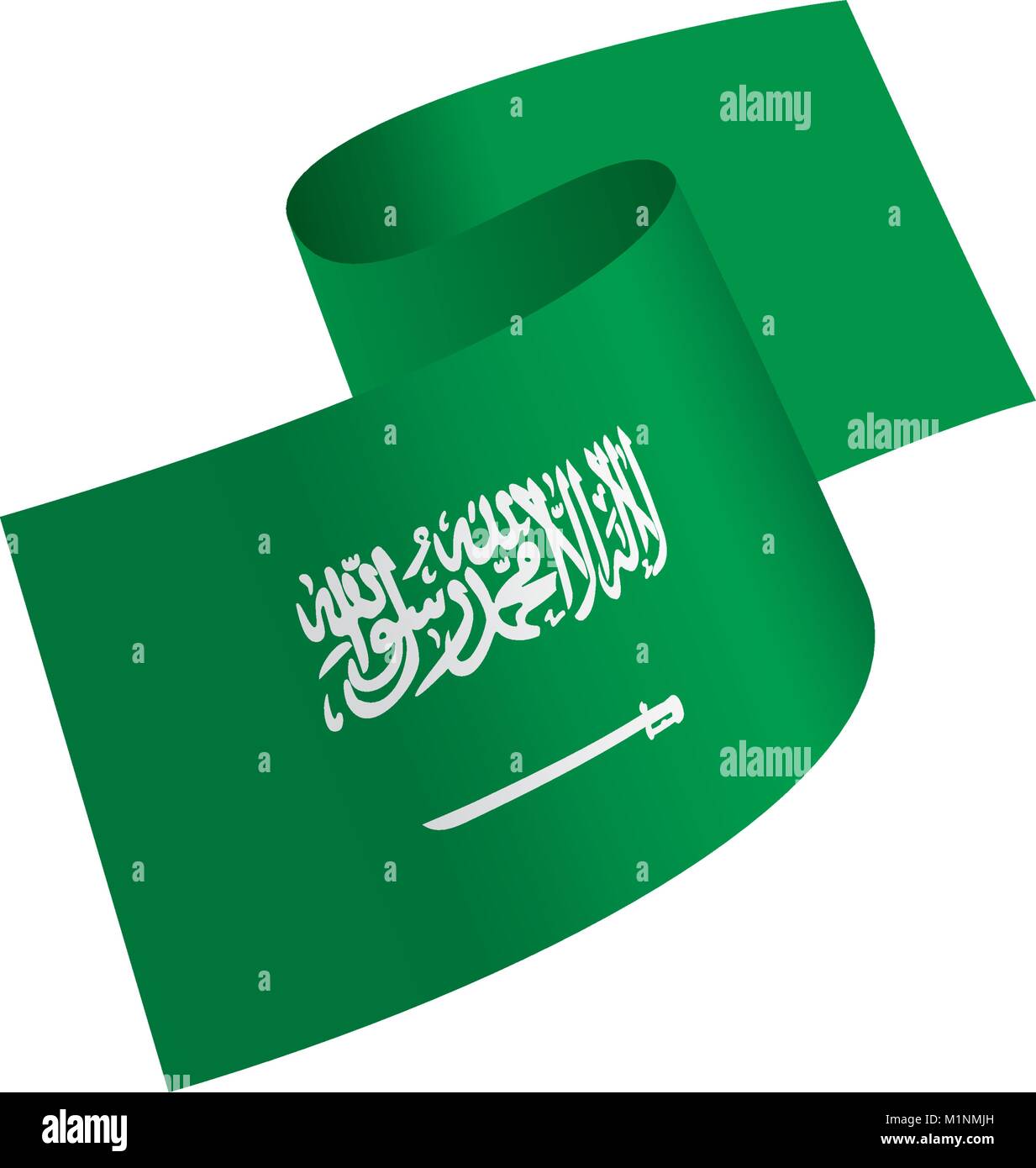 Saudi Arabia flag, vector illustration Stock Vector Image & Art - Alamy