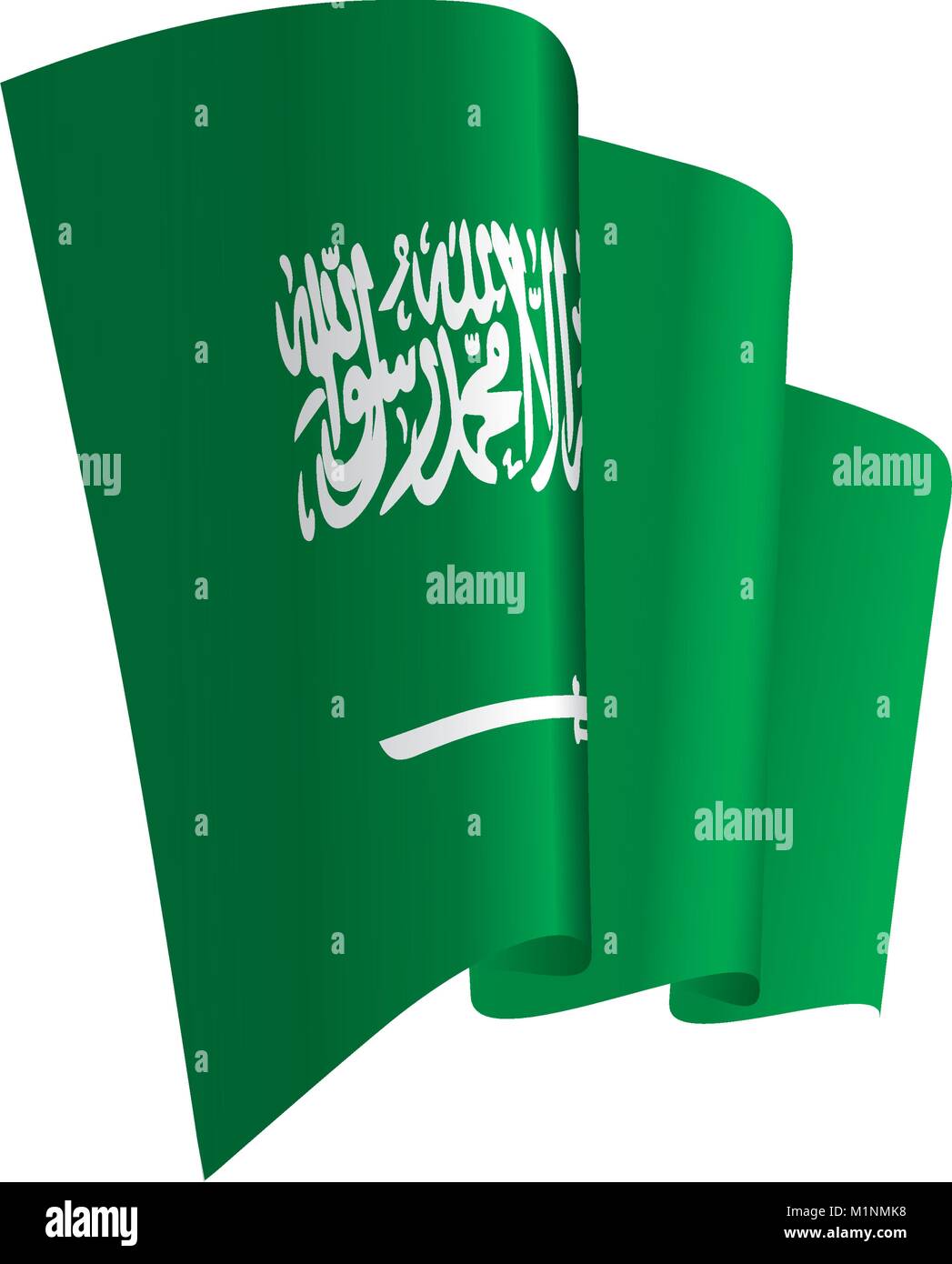 Saudi Arabia flag, vector illustration Stock Vector Image & Art - Alamy