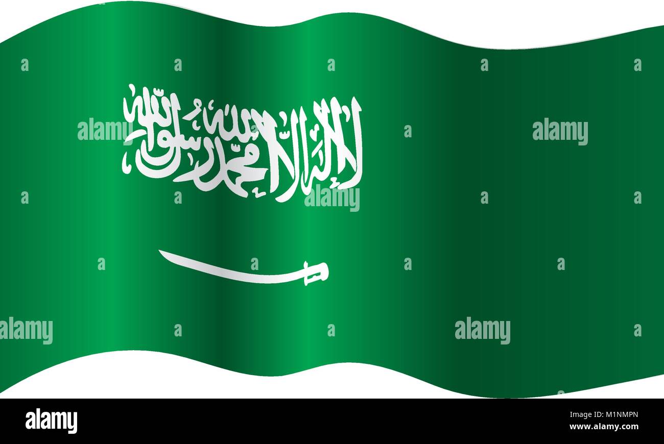 Saudi Arabia flag, vector illustration Stock Vector Image & Art - Alamy
