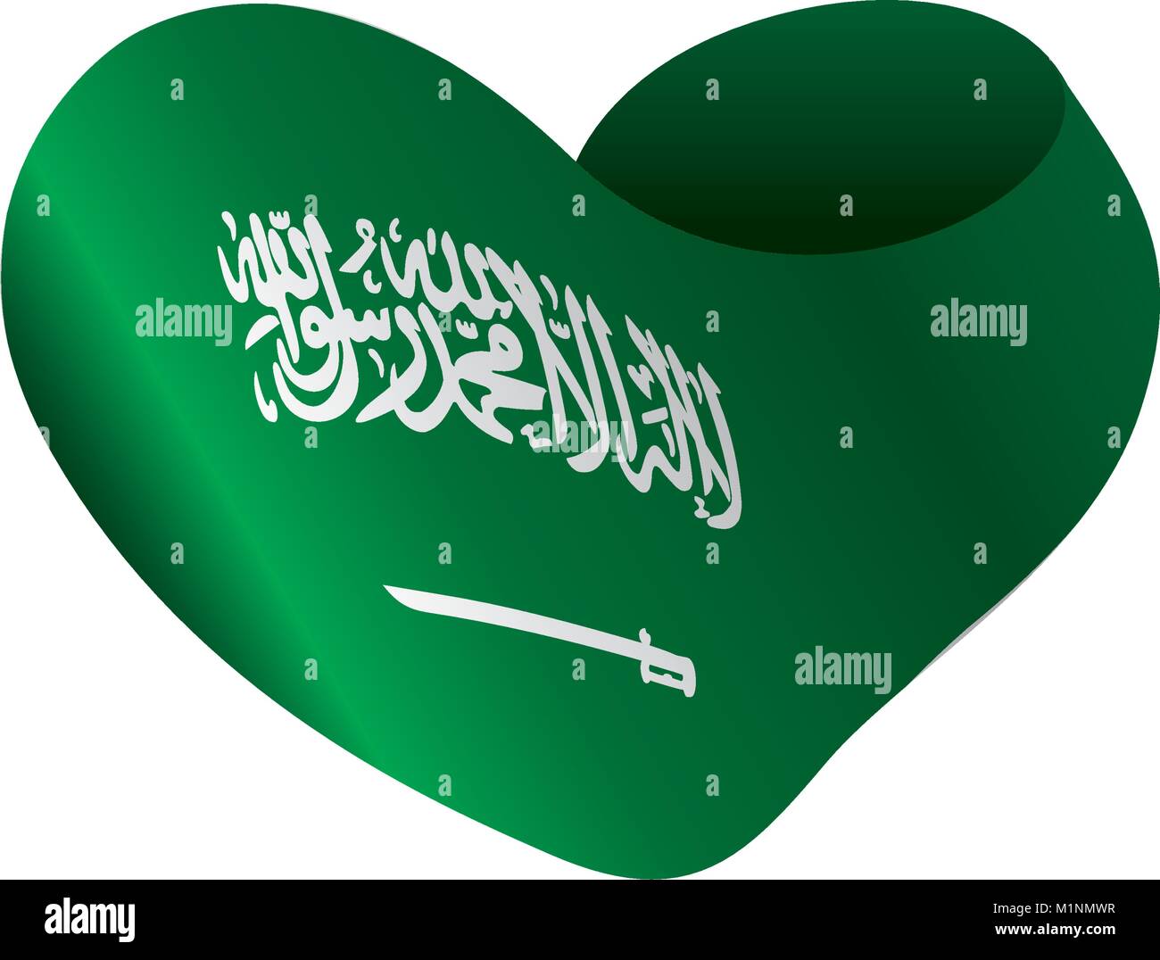 Saudi Arabia flag, vector illustration Stock Vector Image & Art - Alamy