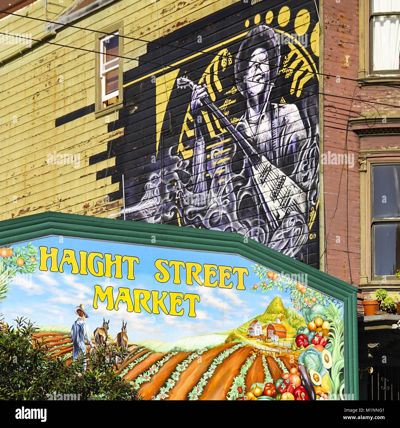 The former hippie district of Haight-Ashbury in San Francisco in some ...